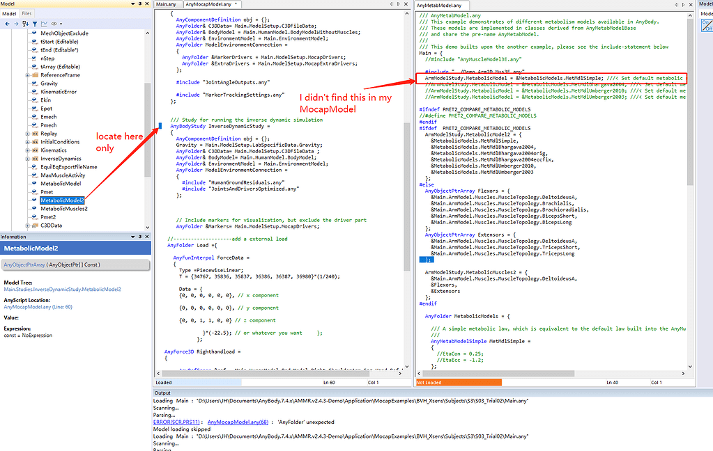 How to change the model in MetabolicModel2? - Main Forum - AnyScript forum
